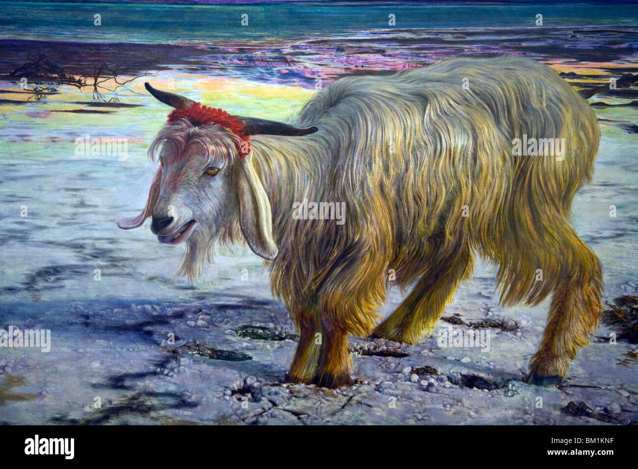 Scapegoat by William Holman Hunt 1854-1855 in interior Lady Lever ...