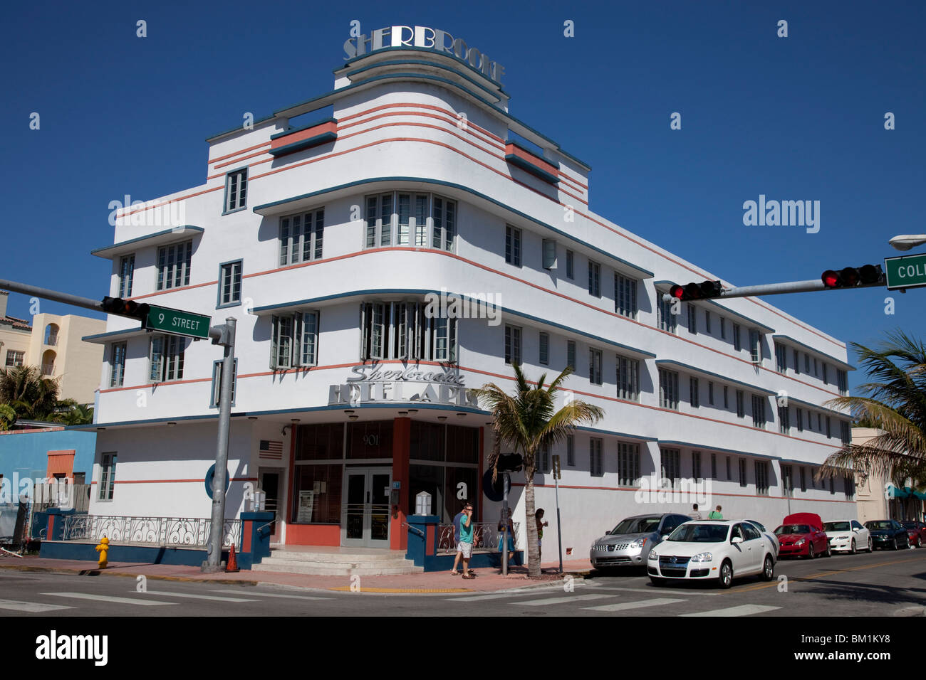 Art Deco Building, Miami, Florida, USA Stock Photo - Alamy