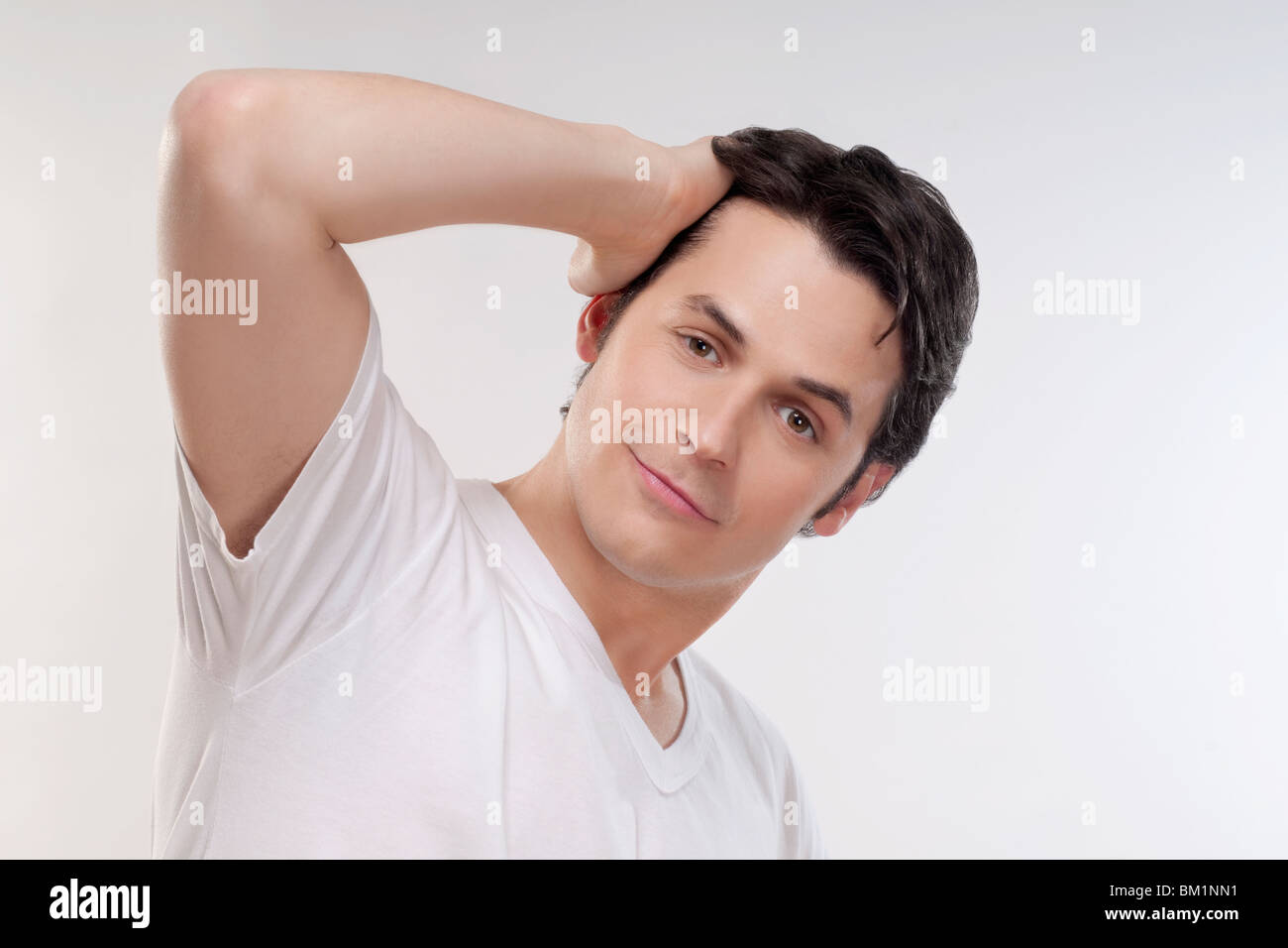 Portrait of a man posing Stock Photo - Alamy