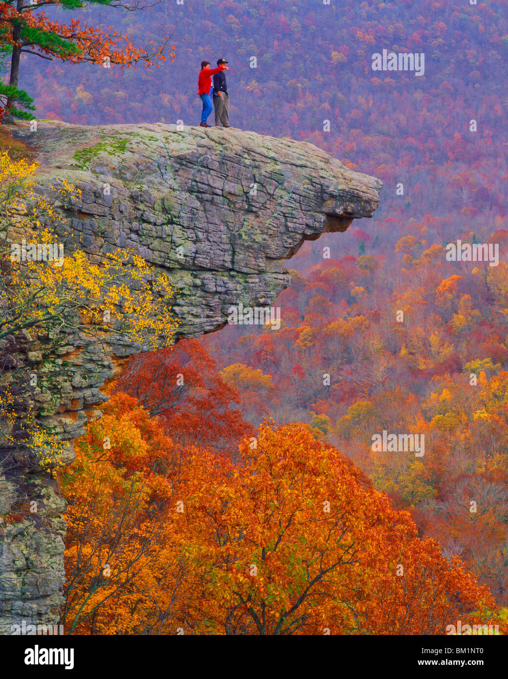 Autumn Colors at Hawksbill Crag Upper Buffalo Wilderness Ozark National ...