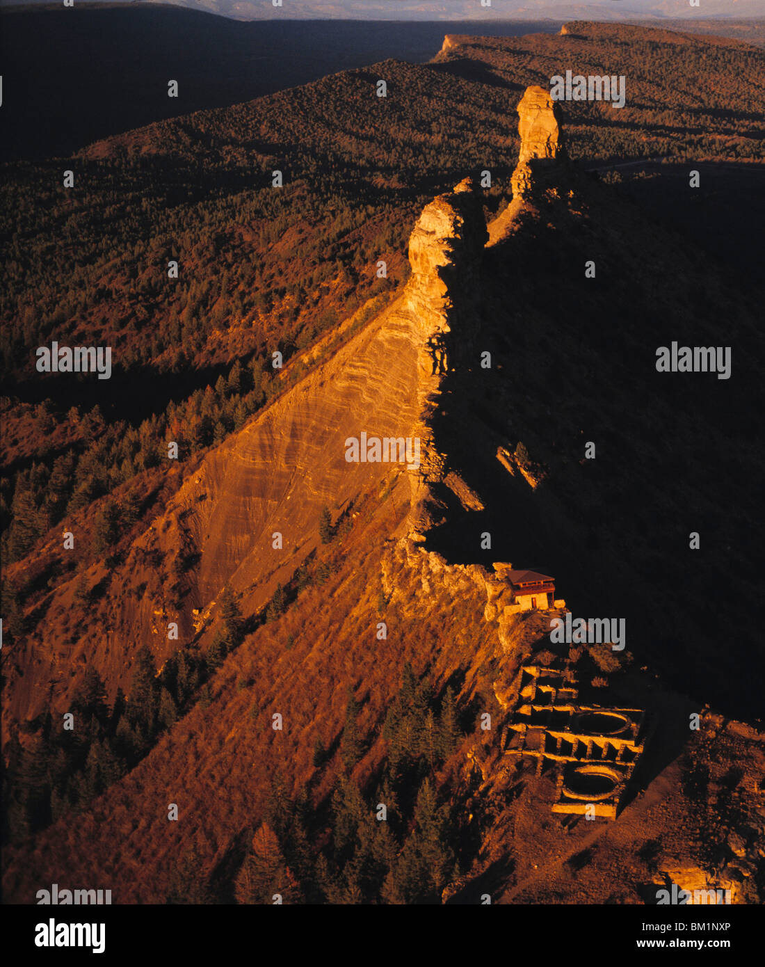Chimney Rock Ruins Chimney Rock Archeological Site Colorado Stock Photo ...
