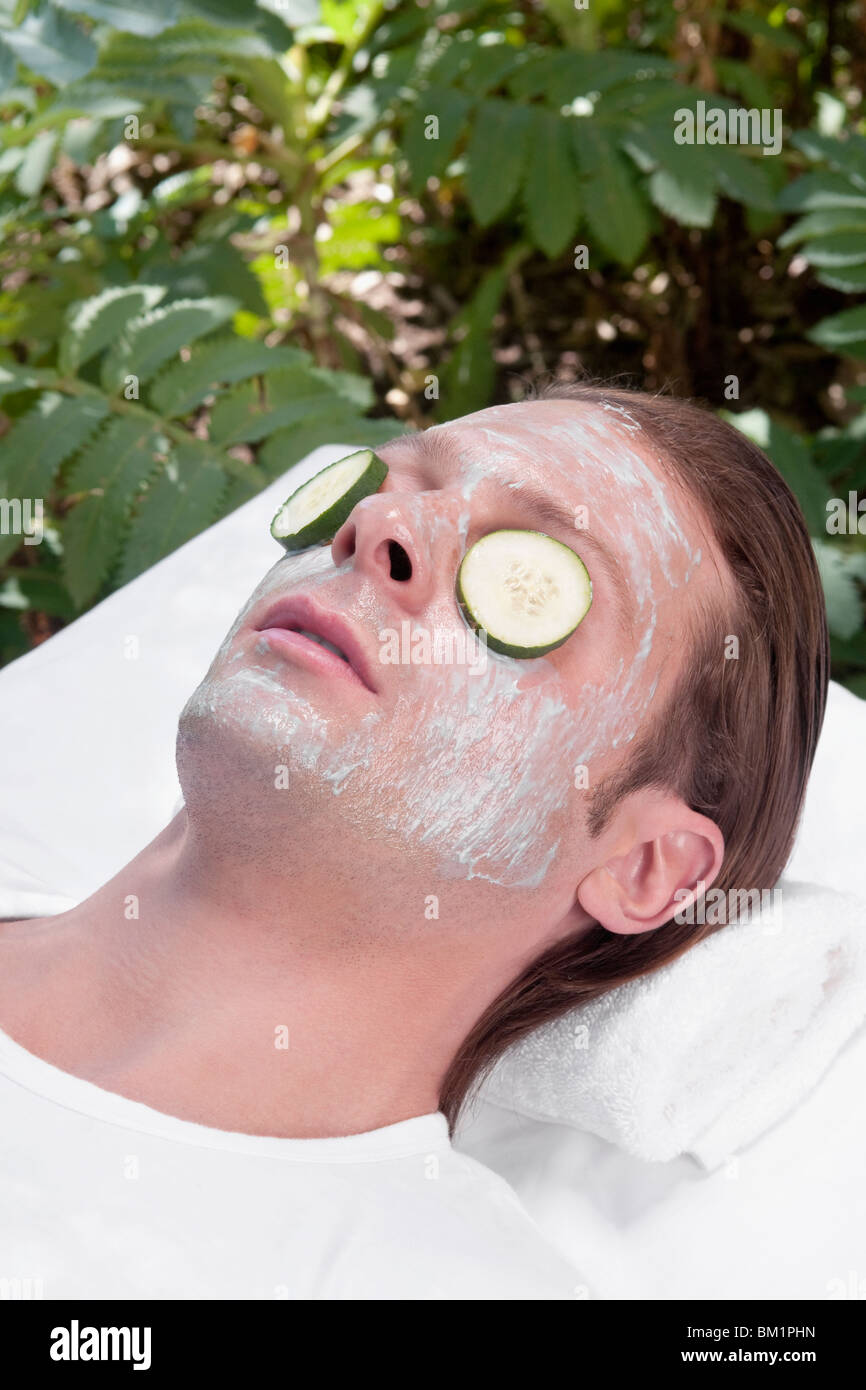 Man cucumber eyes hi-res stock photography and images - Alamy