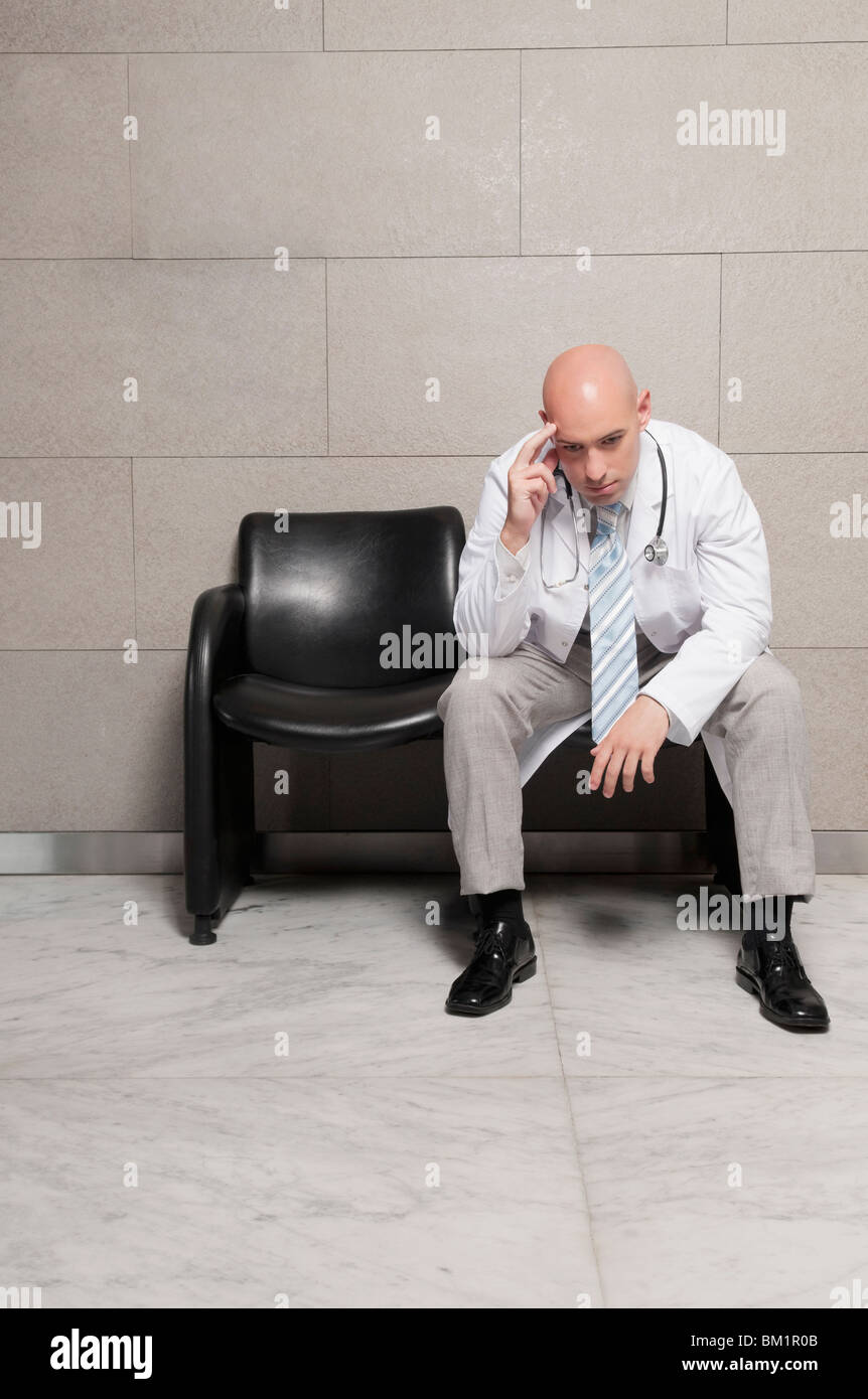 Stressed doctor hi-res stock photography and images - Alamy