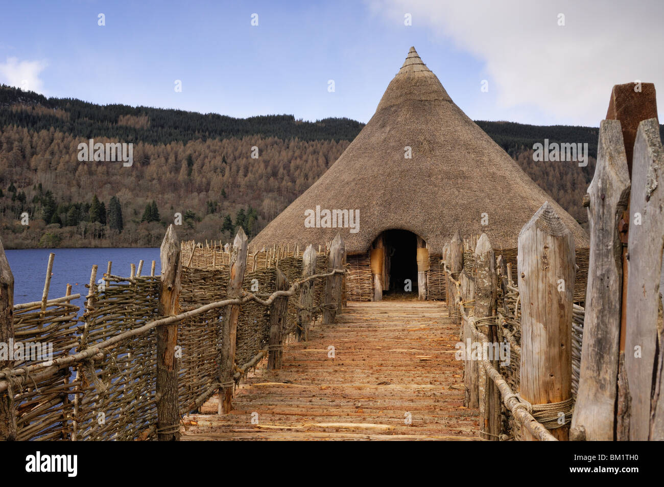 The Scottish Crannog Centre - Loch Tay, Scotland Stock Photo - Alamy