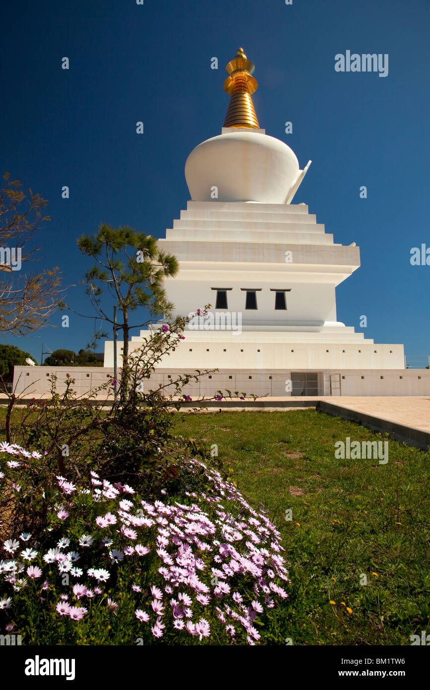 Buddhist Temple, near Benalmadena Pueblo, Costa del Sol, Andalucia ...
