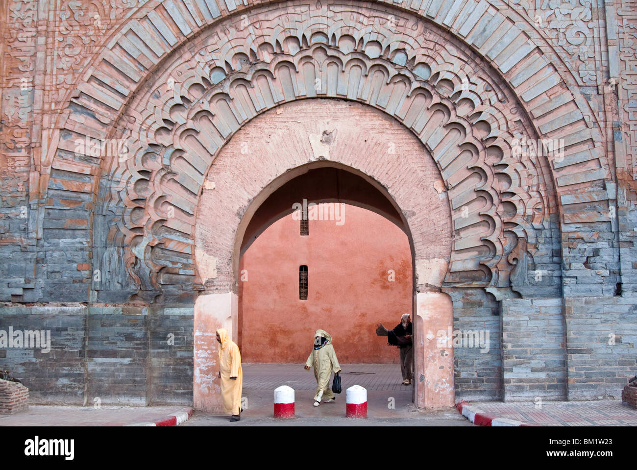 Bab Agnaou (Bab Er Rob), Marrakech (Marrakesh), Morocco, North Africa ...