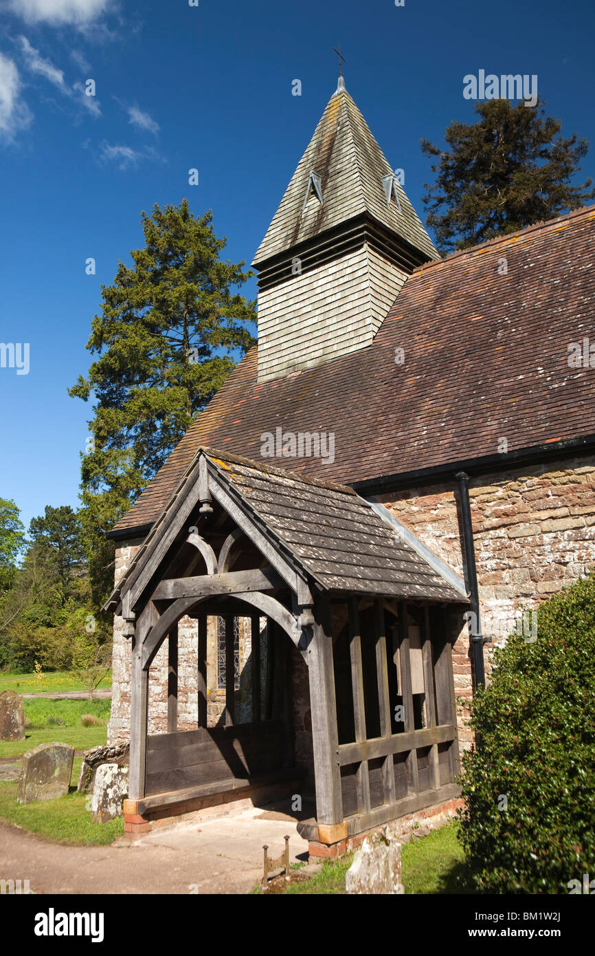 UK, England, Herefordshire, Putley village church porch Stock Photo - Alamy