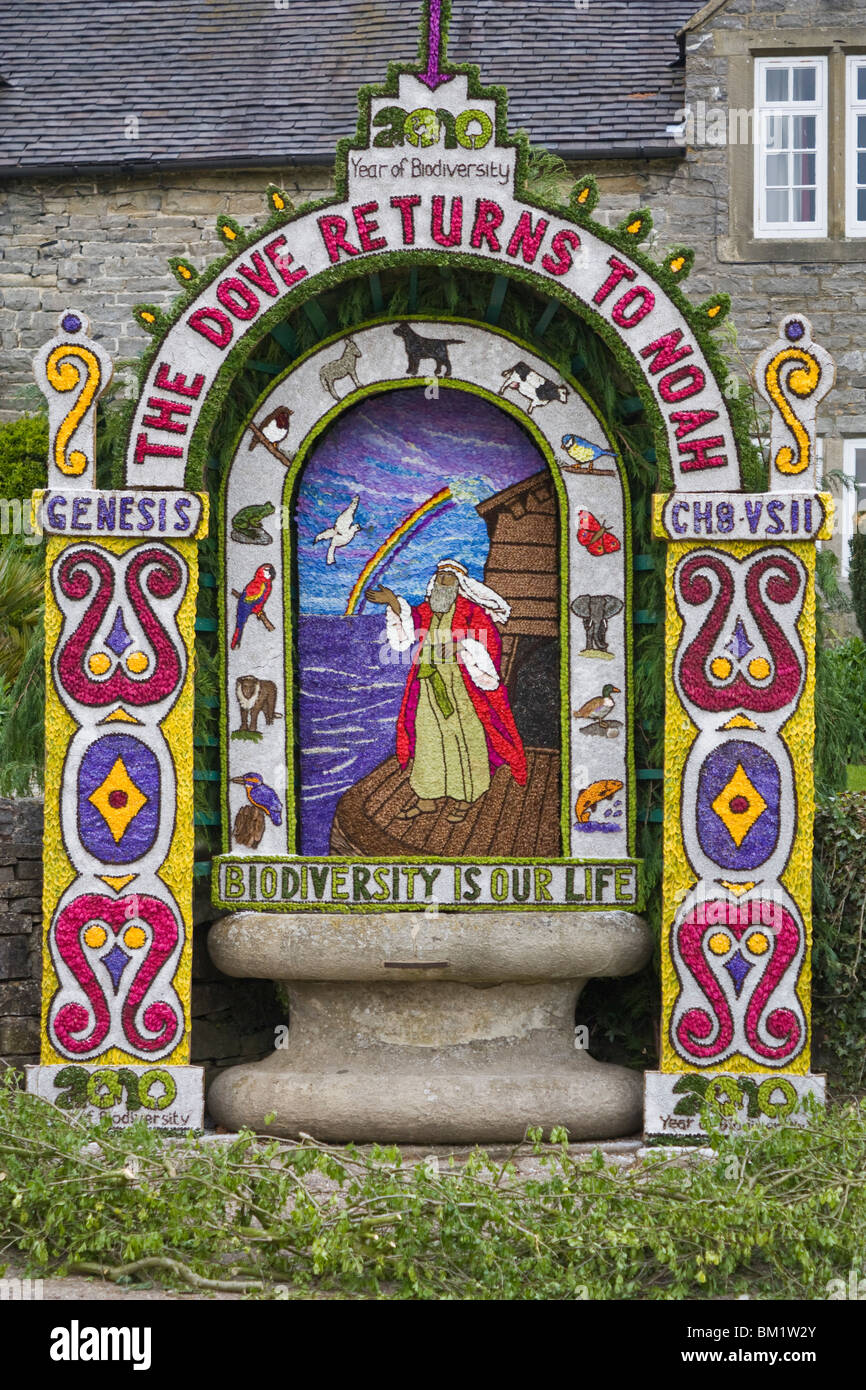 Well dressings at Tissington Derbyshire Peak District, Derbyshire ...