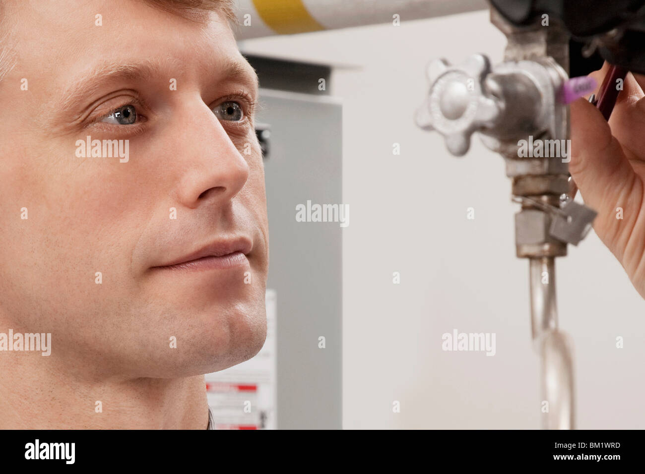 Doctor researching in a laboratory hi-res stock photography and images ...