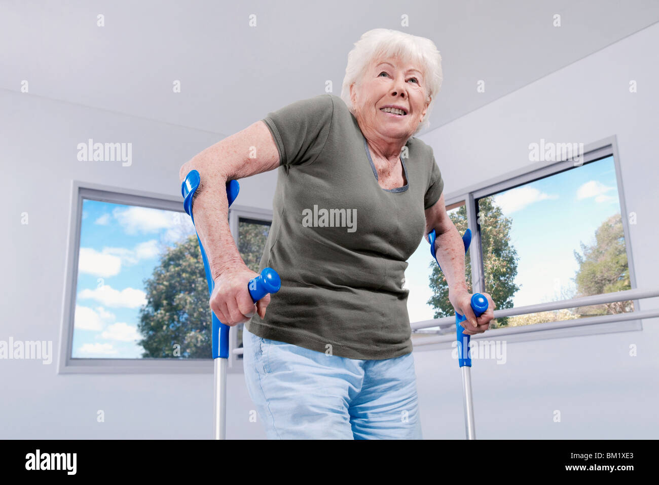 Only one crutch hi-res stock photography and images - Alamy