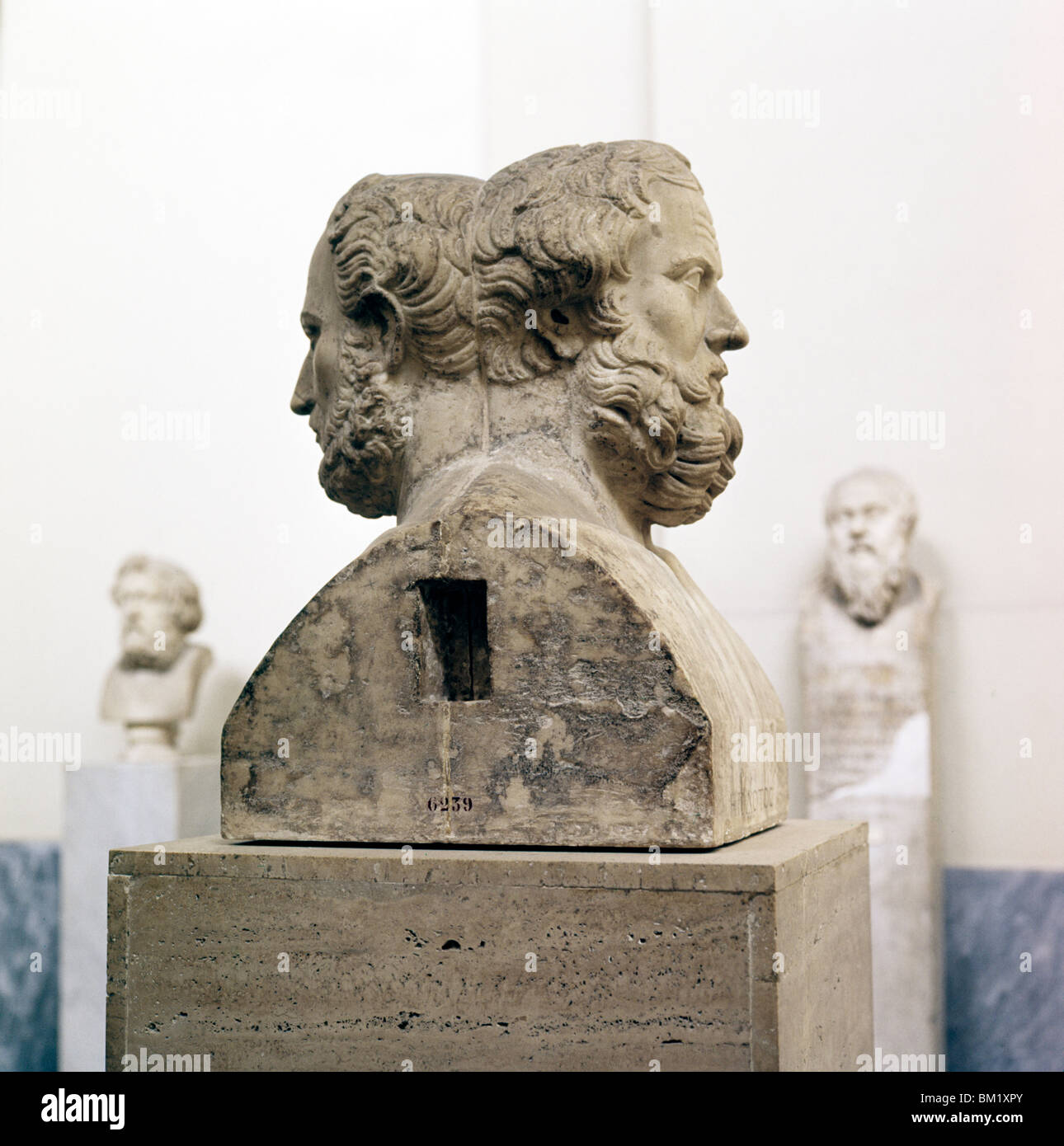 Thucydides and Herodotus, relief, Italy, Naples, Museo Archeologico ...