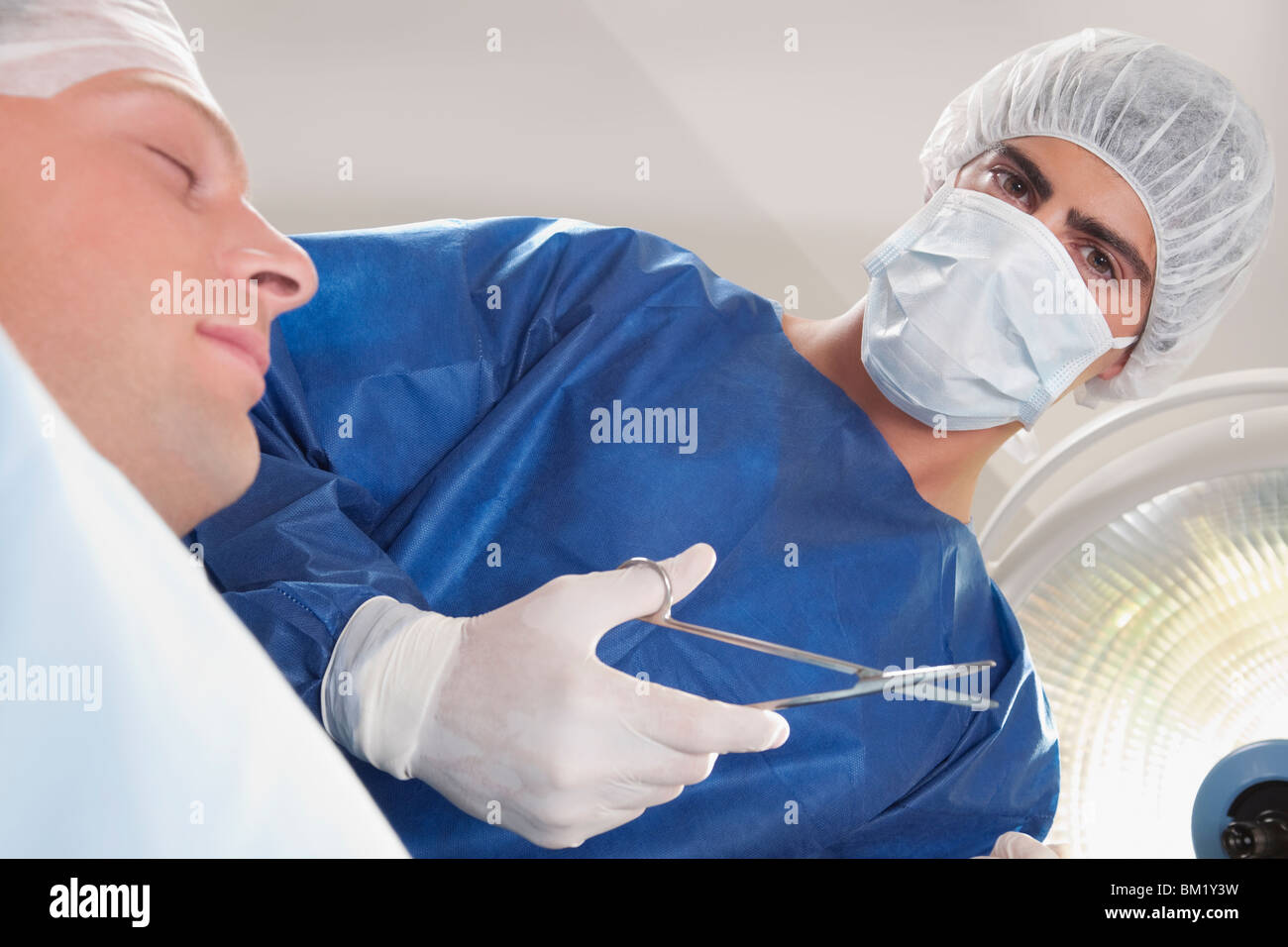 Worker operating in technical room hi-res stock photography and images ...