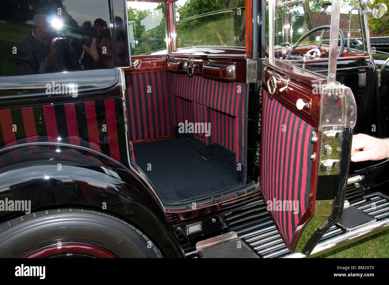 Interior of Old Car Stock Photo - Alamy
