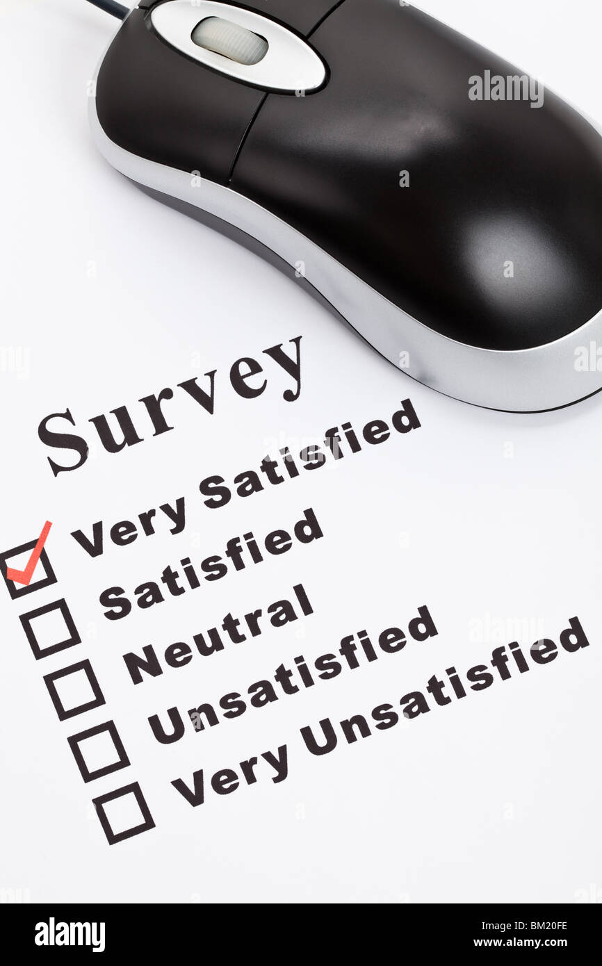 Survey Questionnaire High Resolution Stock Photography and Images - Alamy