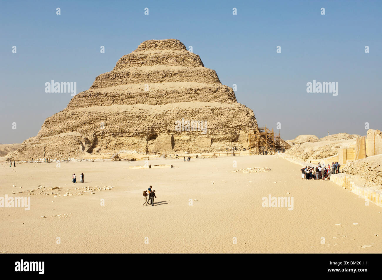 Stepped Pyramid, Saqqara (Sakkara), UNESCO World Heritage Site, Egypt ...