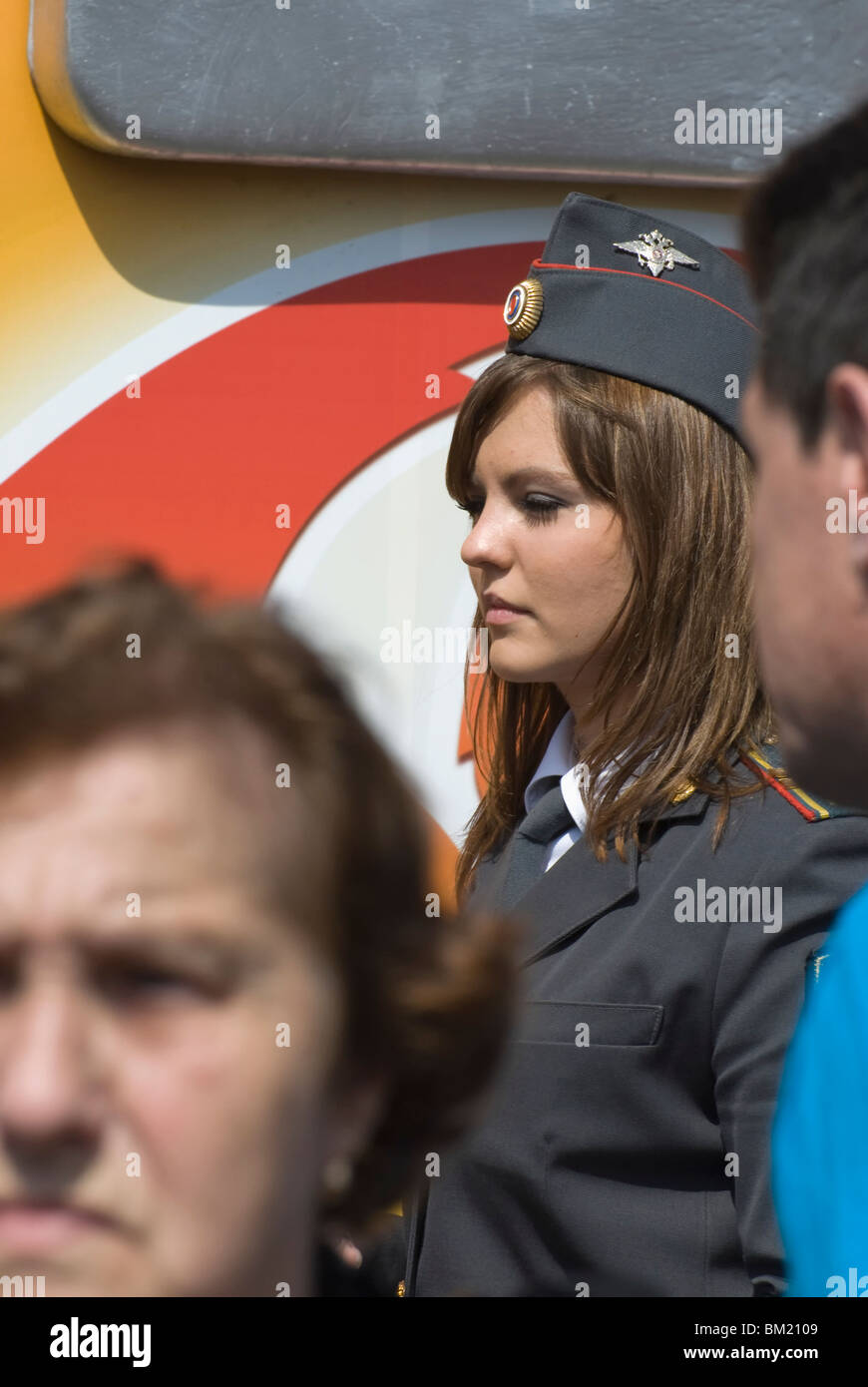 Russia police officer female hi-res stock photography and images - Alamy