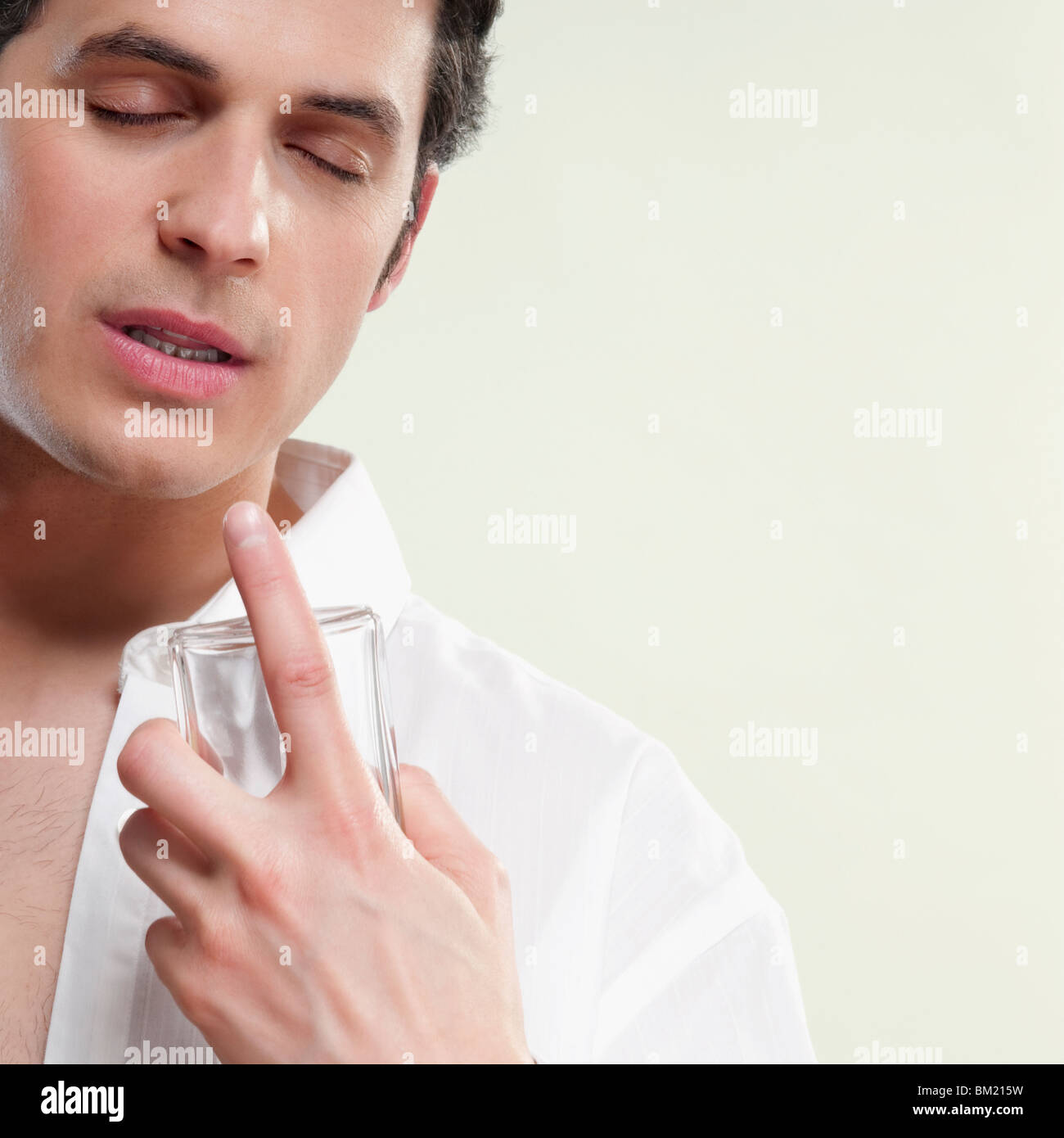 Hand pushing closed hi-res stock photography and images - Alamy