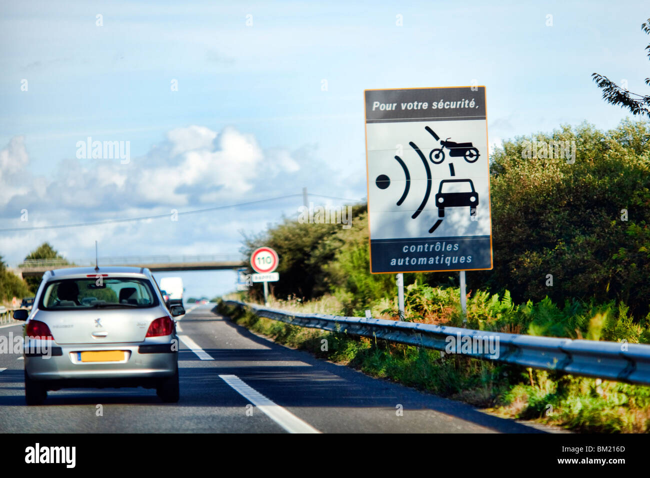 Cars on the N165 (E60) Road, Brittany, France Stock Photo - Alamy