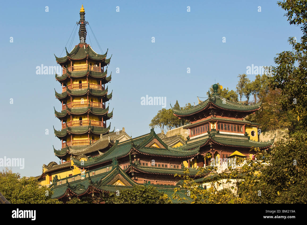 Jinshan (Golden Hill) Temple, Zhenjiang, Jiangsu, China Stock Photo - Alamy