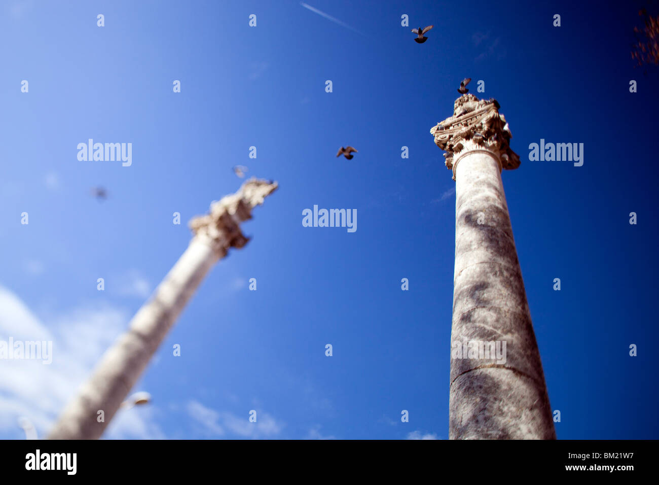 Seville roman columns hi-res stock photography and images - Alamy