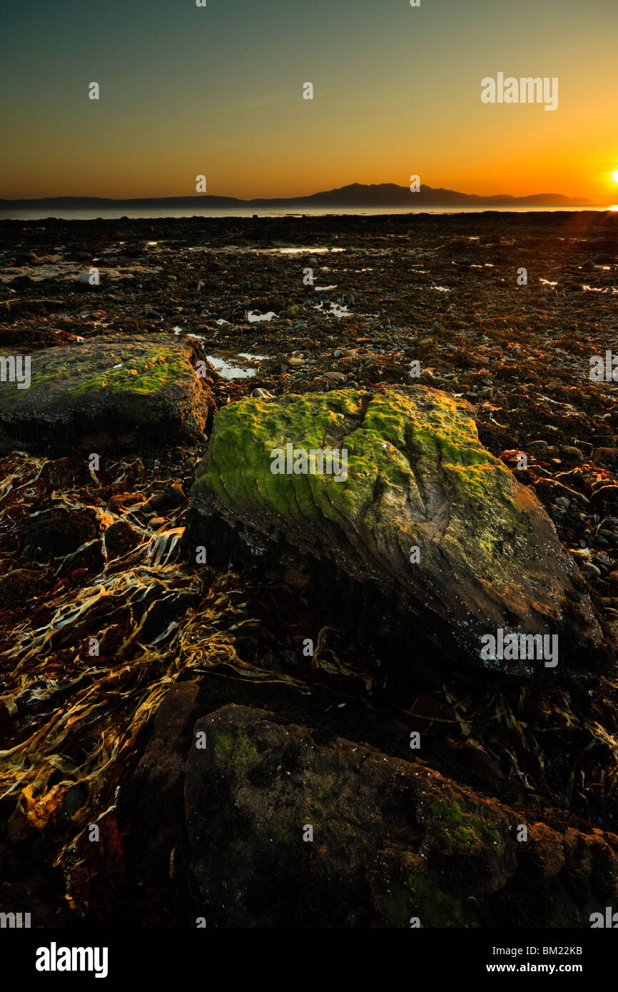 Sunset over arran hi-res stock photography and images - Alamy