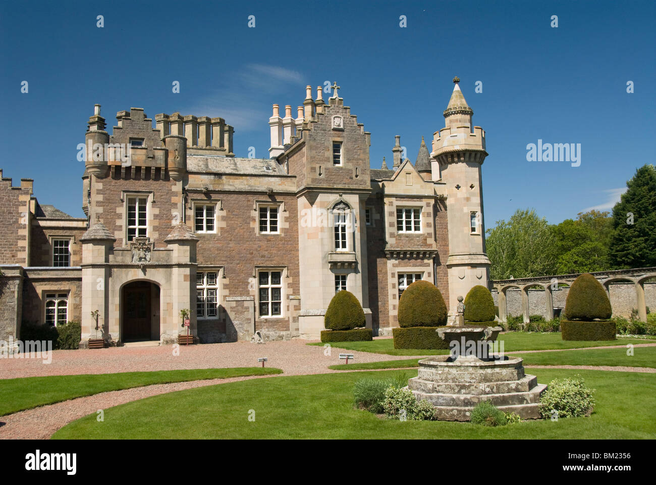Abbotsford, home of Sir Walter Scott from 1812 to 1832, near Melrose ...