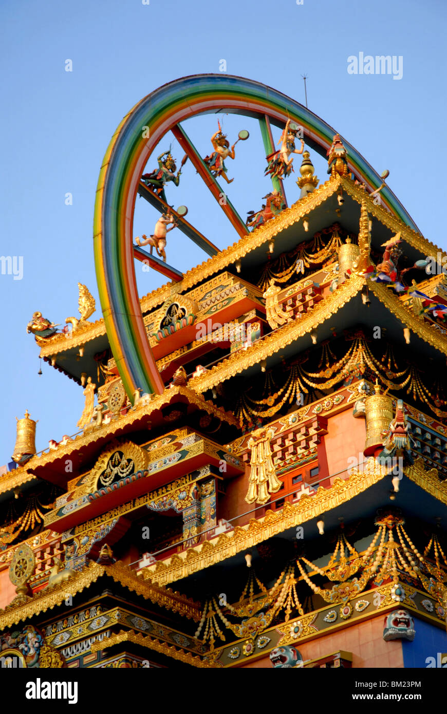 Asia india karnataka bylakuppe golden hi-res stock photography and ...