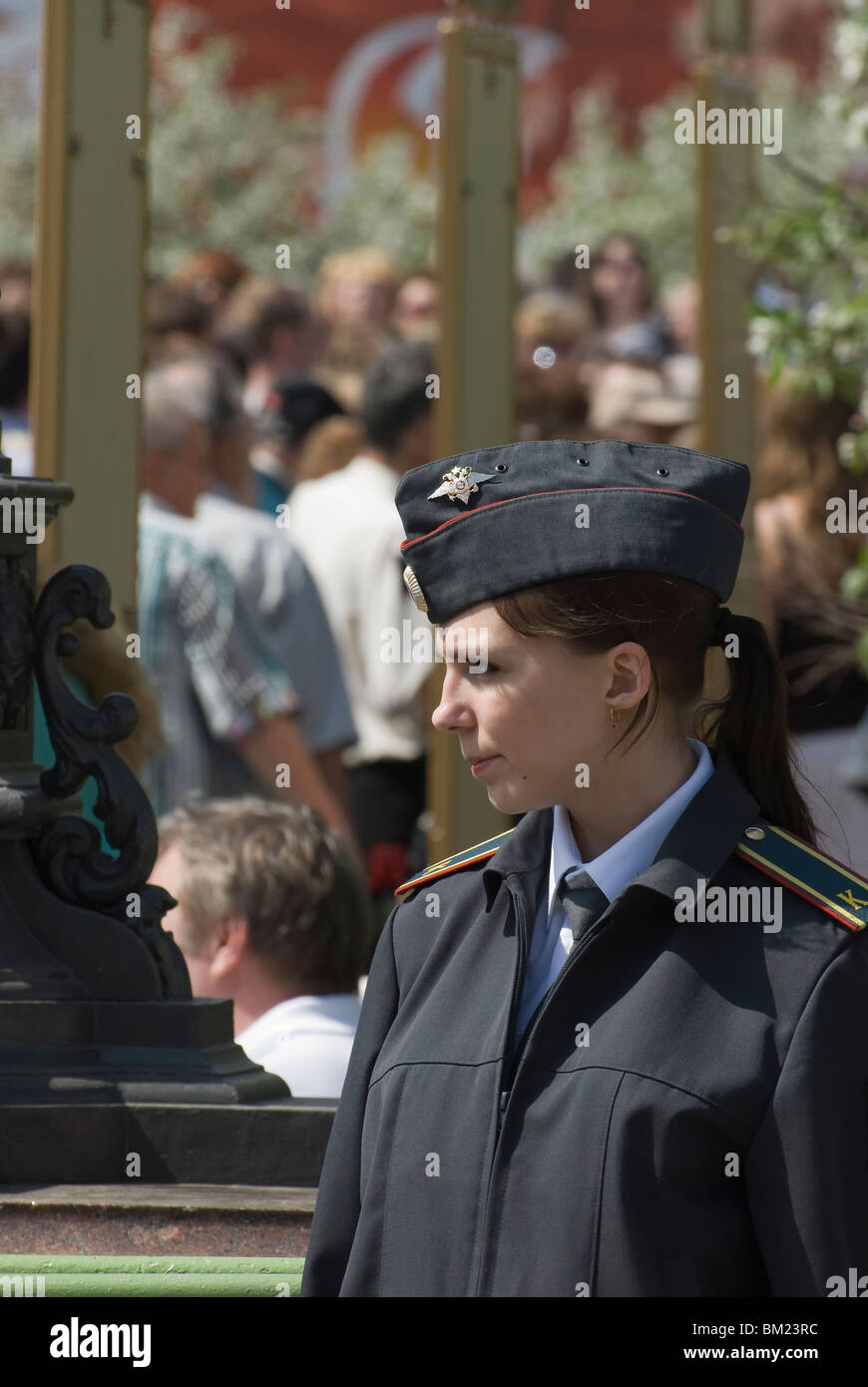 Russia police officer female hi-res stock photography and images - Alamy
