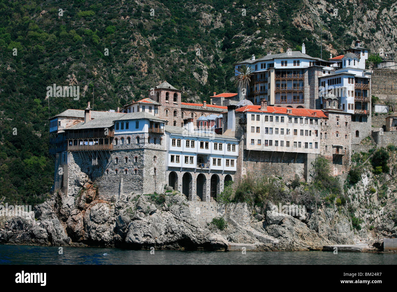 Monastery on Mount Athos, Mount Athos, UNESCO World Heritage Site ...