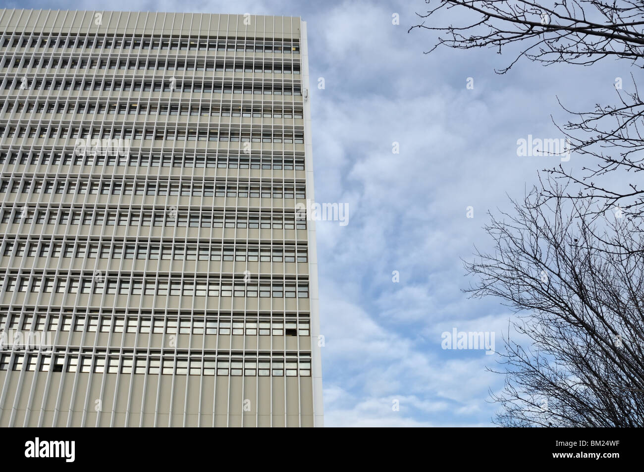 High-rise office building. Abstract modern architecture background ...