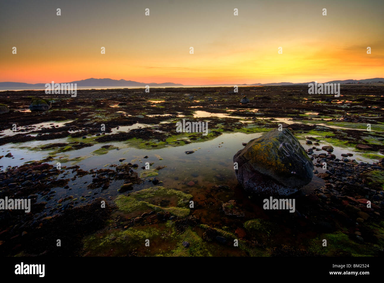 Sunset over arran hi-res stock photography and images - Alamy