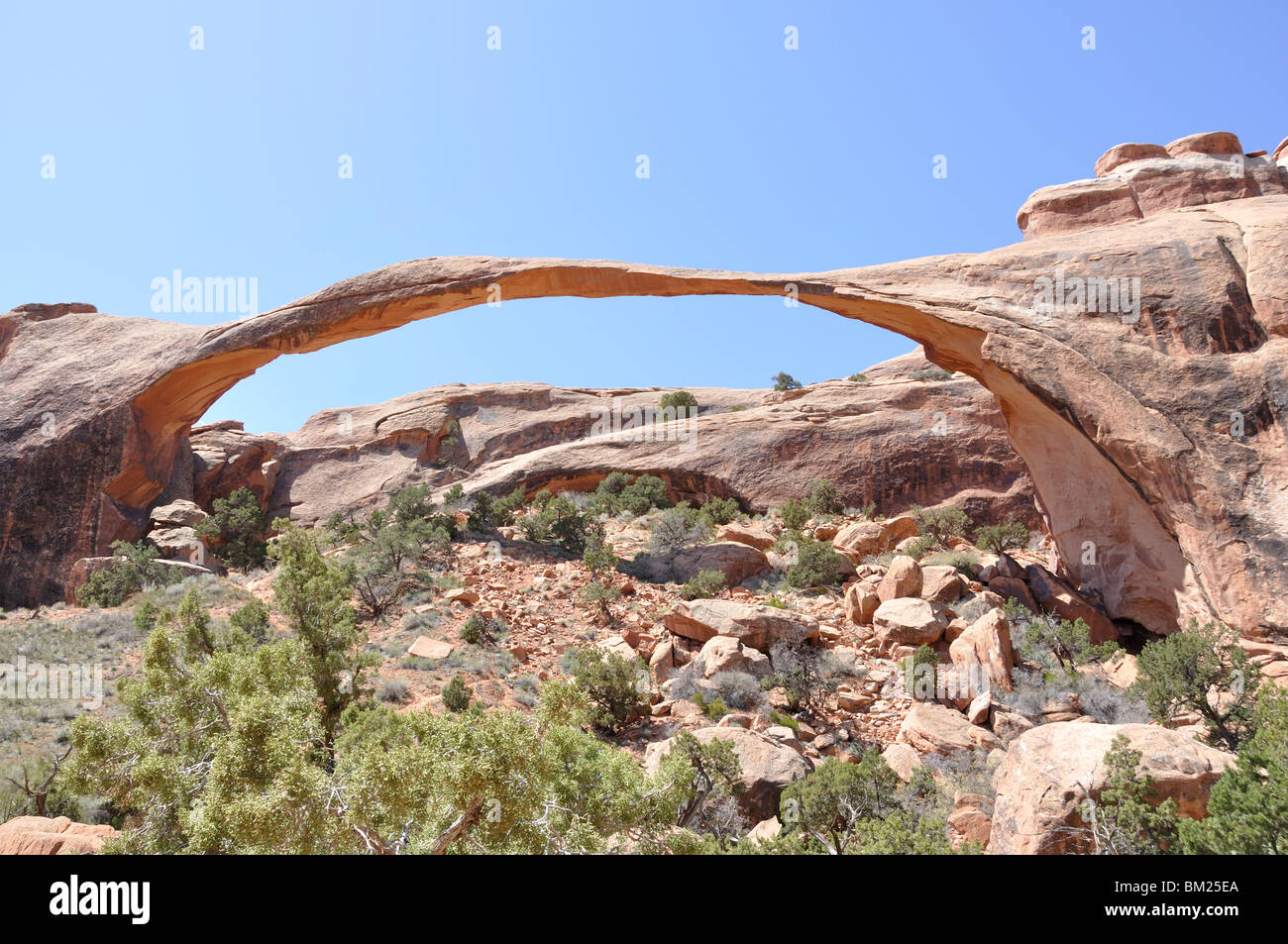 Landscape Arch, Arches National Park, Utah, USA Stock Photo - Alamy