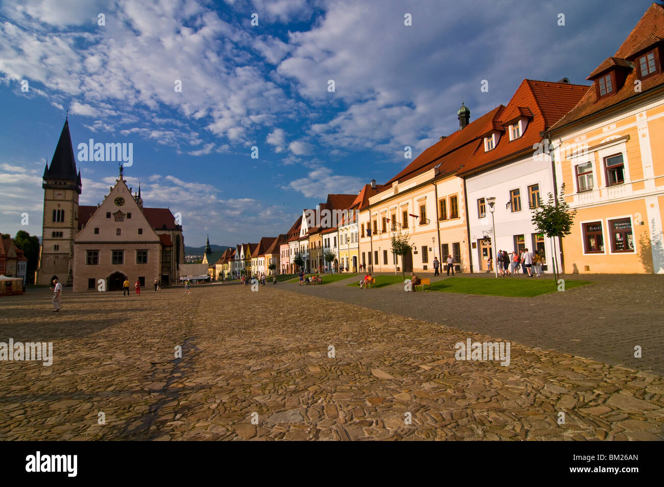 Town Square, Bardejov, UNESCO World Heritage Site, Slovakia, Europe ...