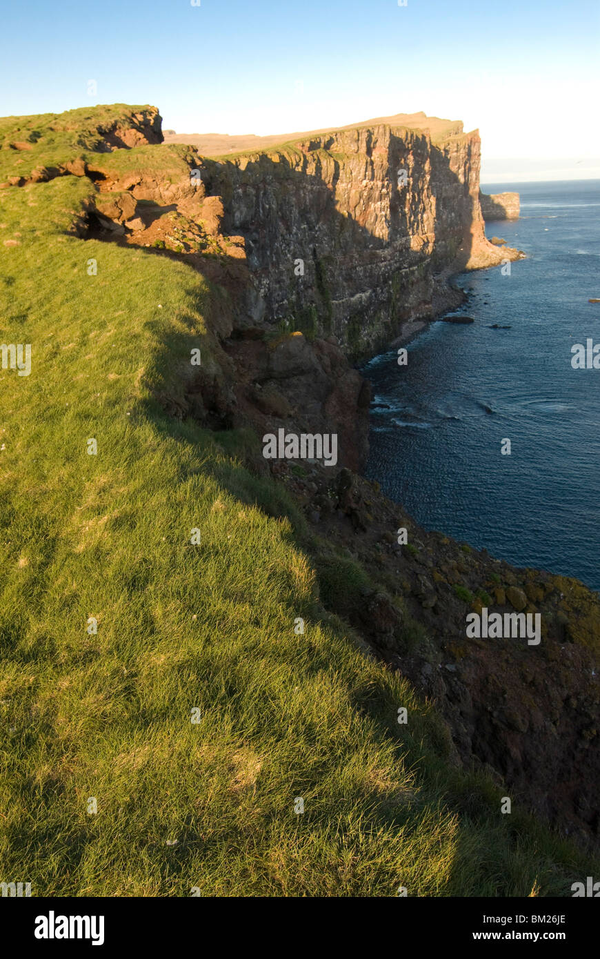 The westernmost point in Europe, the famous rock cliffs of Latrabjarg ...