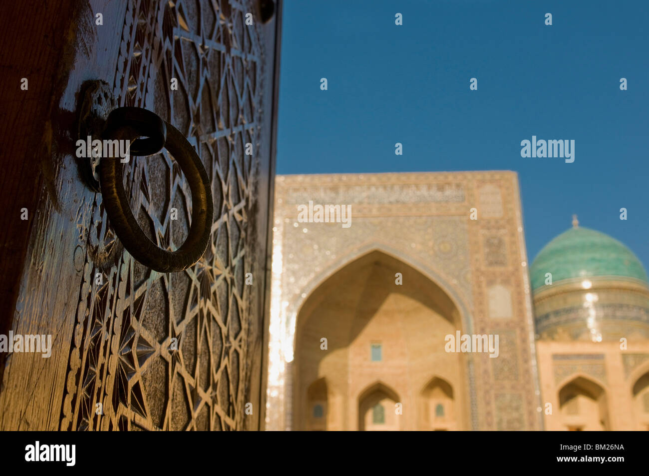 Mir-i-Arab Medressa, UNESCO World Heritage Site, Bukhara, Uzbekistan ...