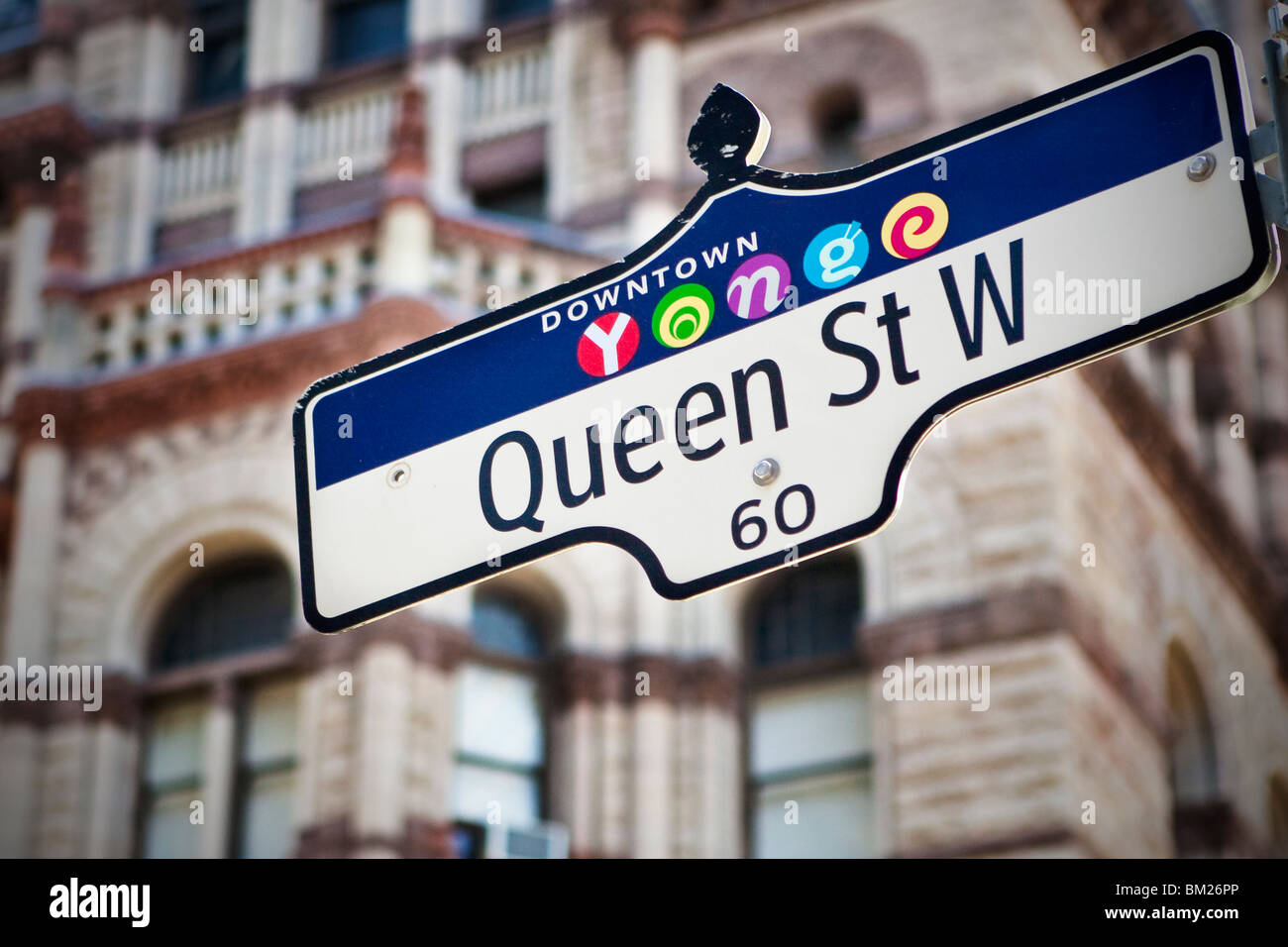 Toronto younge street sign hi-res stock photography and images - Alamy