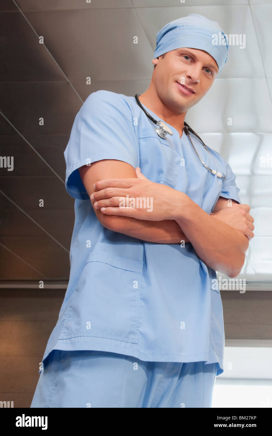 Portrait of a surgeon Stock Photo - Alamy