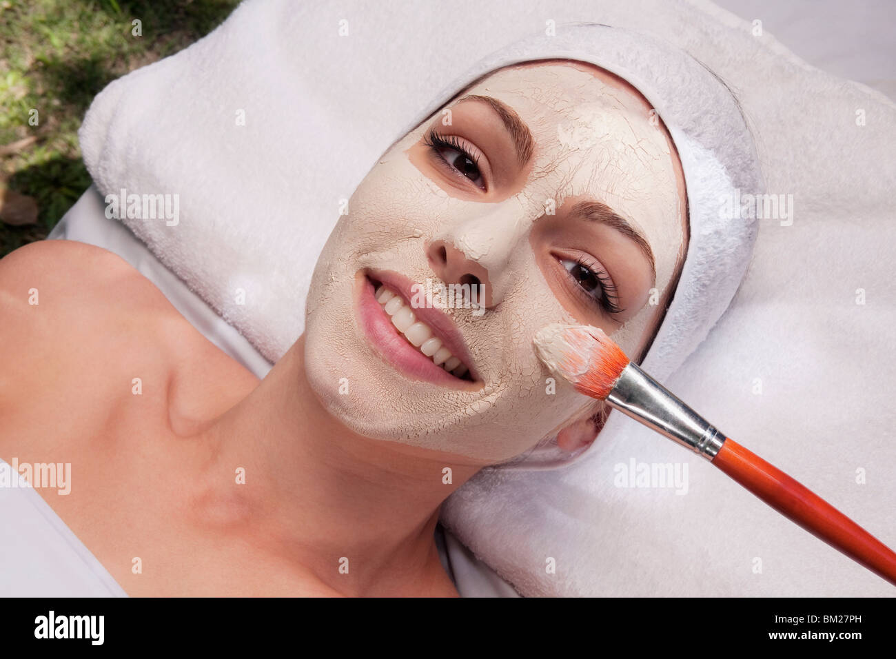 Woman face pack hi-res stock photography and images - Alamy