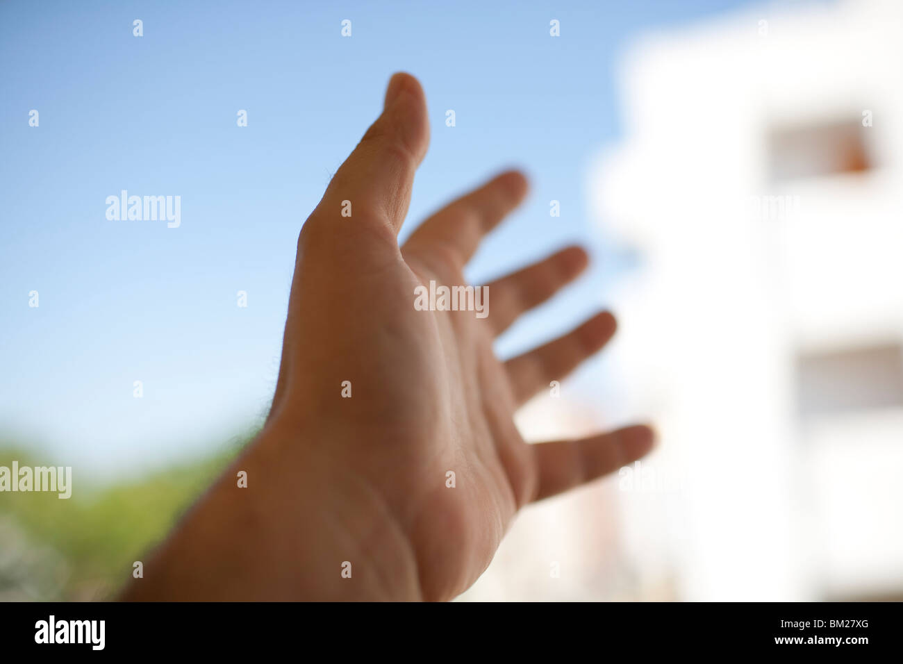 Man's hand, Seville, Spain Stock Photo - Alamy