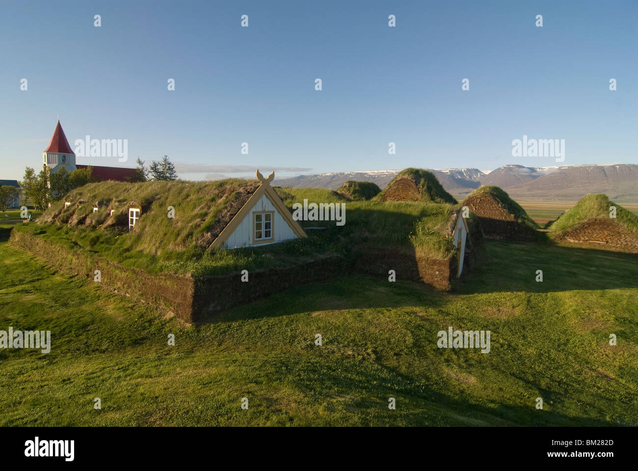Turf farm, Glaumbaer, Iceland, Polar Regions Stock Photo - Alamy