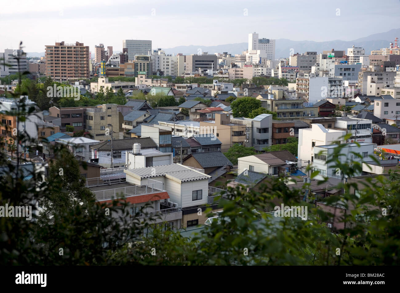 Skyline of Fukui City, Fukui Prefecture, Japan Stock Photo - Alamy