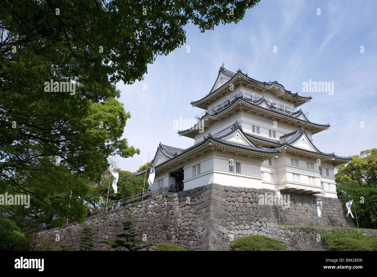 Odawara Castle, a Hojo clan stronghold until destroyed then rebuilt in ...