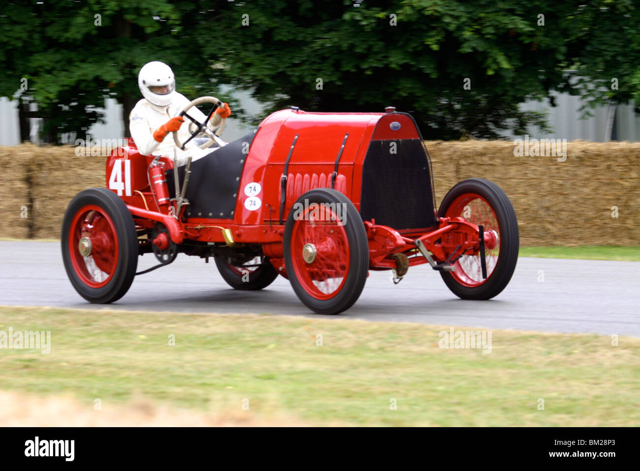 Fiat S74 Grand Prix - Road racing car circa 1911 Stock Photo - Alamy