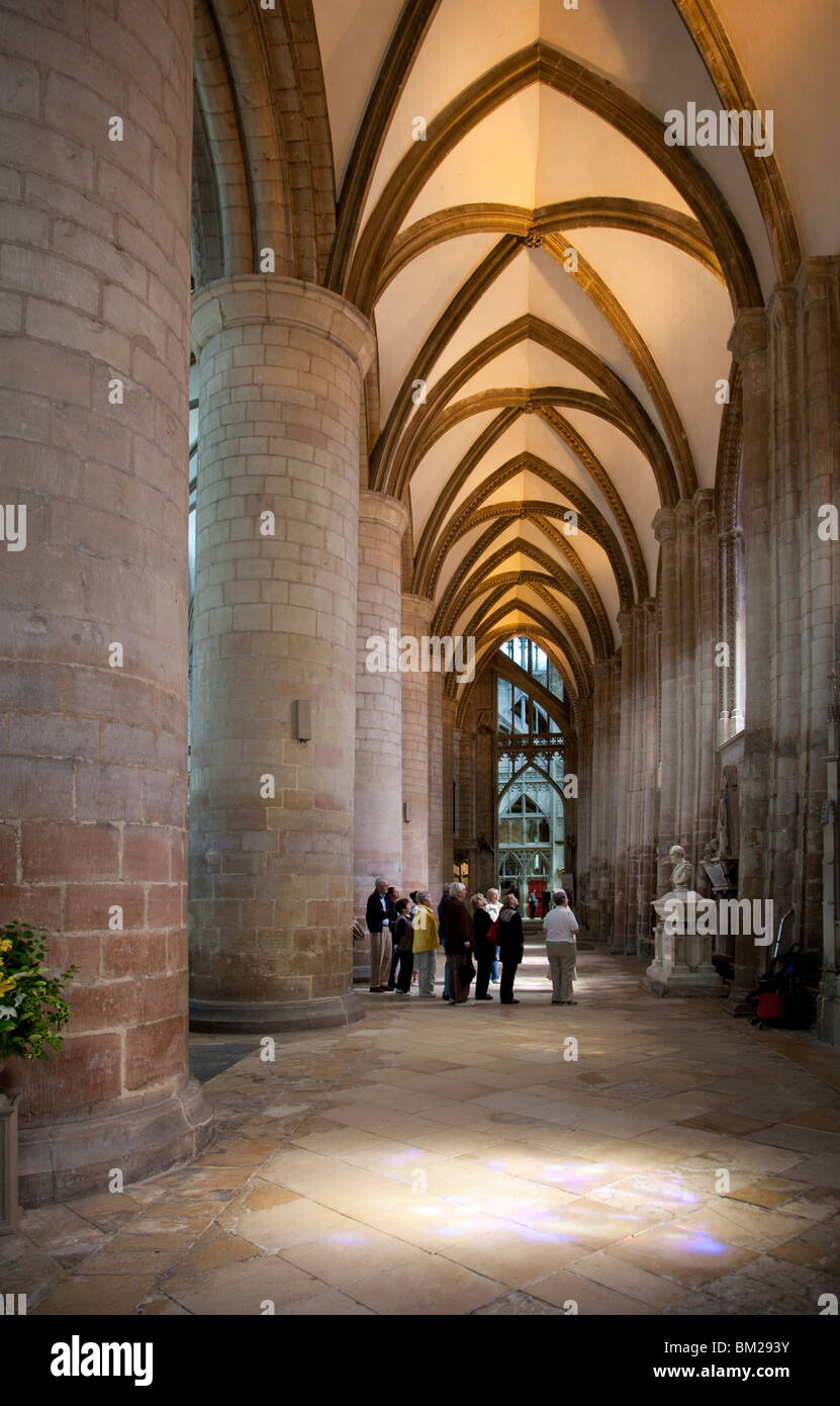 Gloucester Cathedral Interior Interior Of South Nave Aisle Of