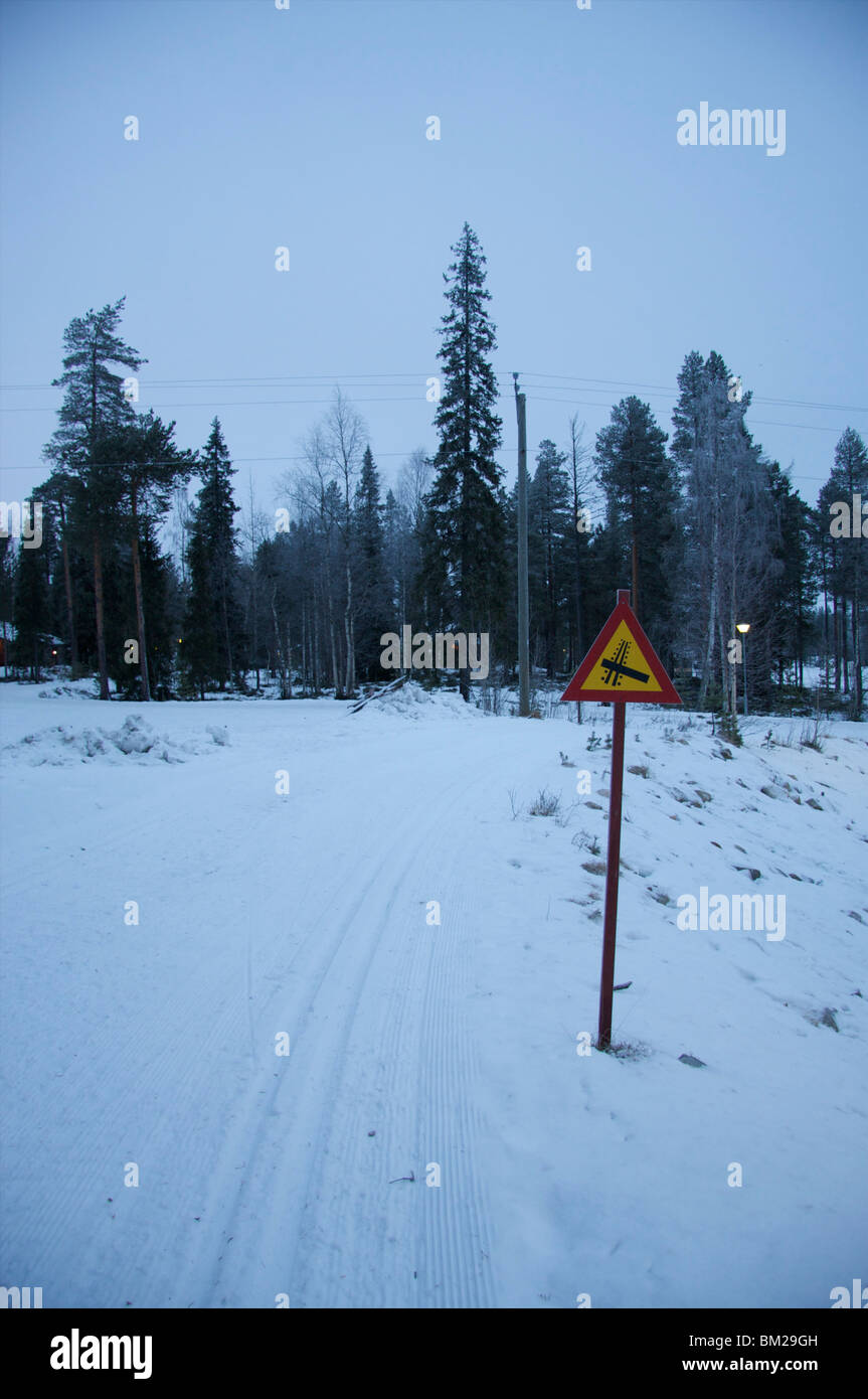 Finnish road signs hi-res stock photography and images - Alamy
