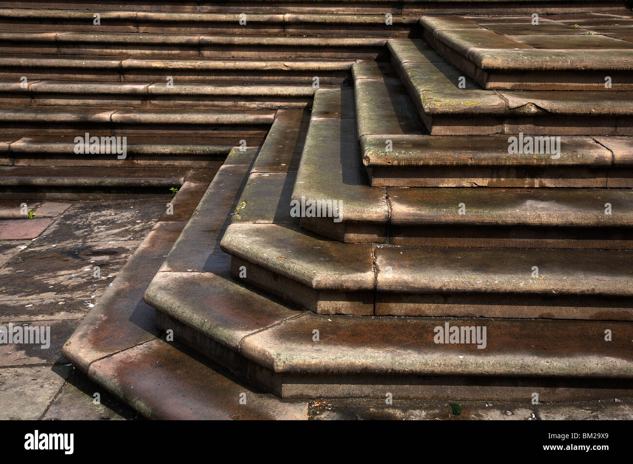 Pattern of concrete steps Stock Photo - Alamy