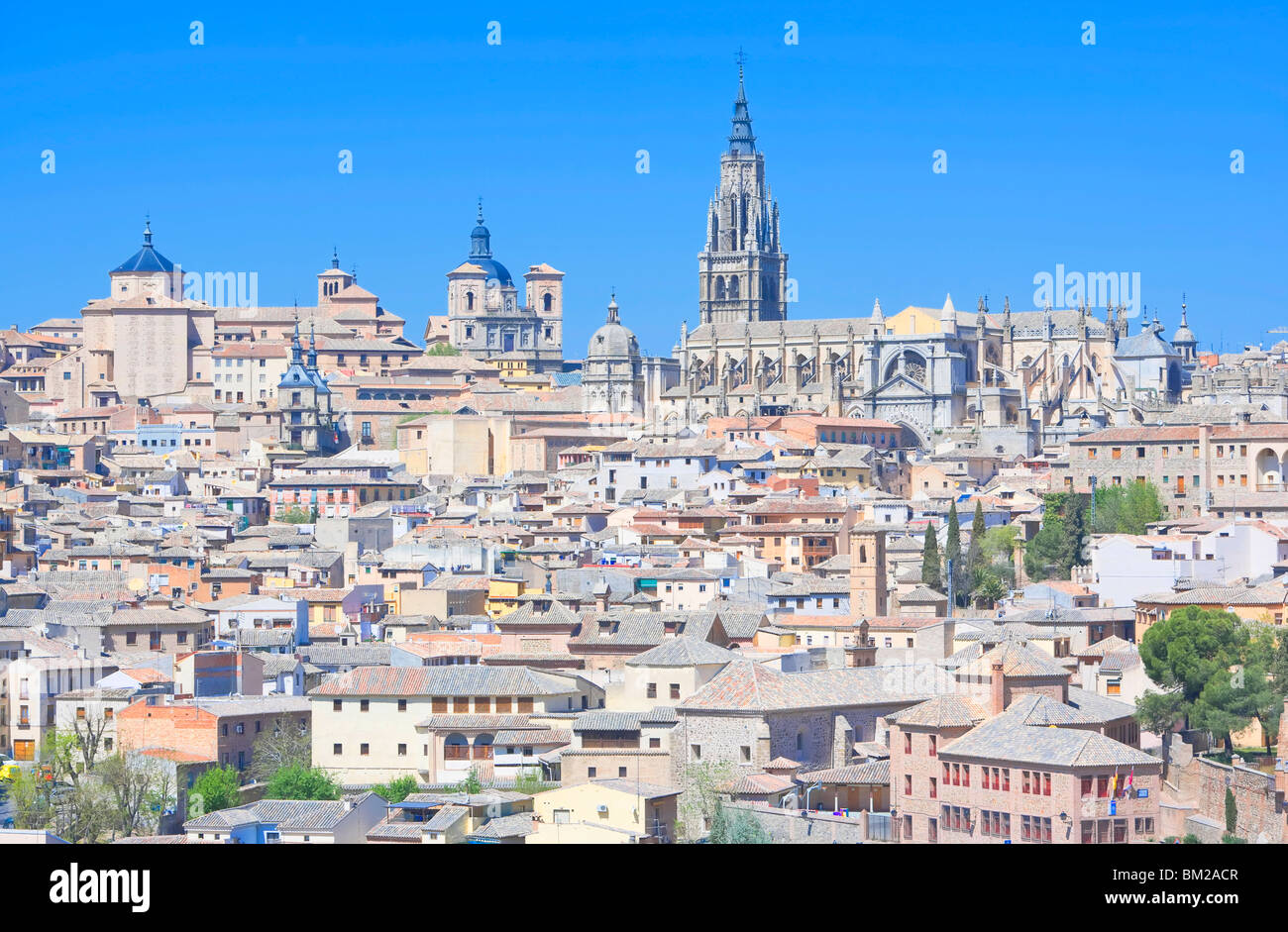 Toledo cityscape, Toledo, UNESCO World Heritage Site, Castilla La ...