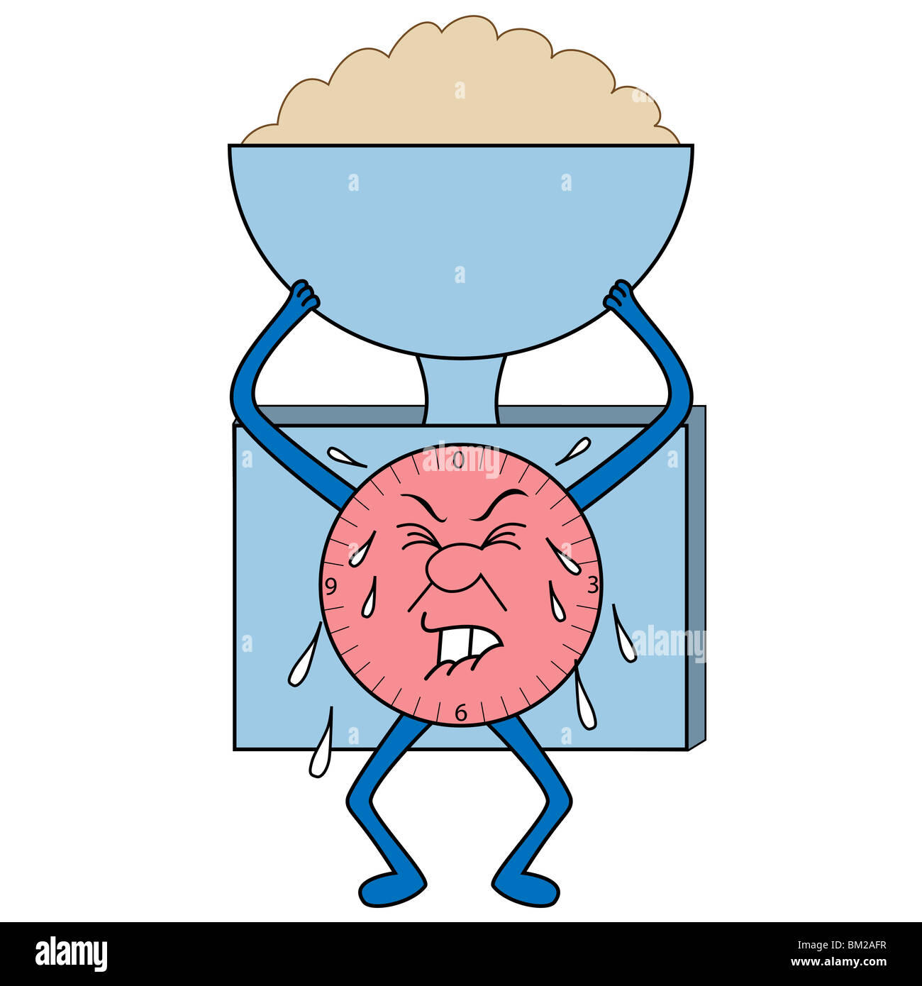 Measuring Weight Cartoon