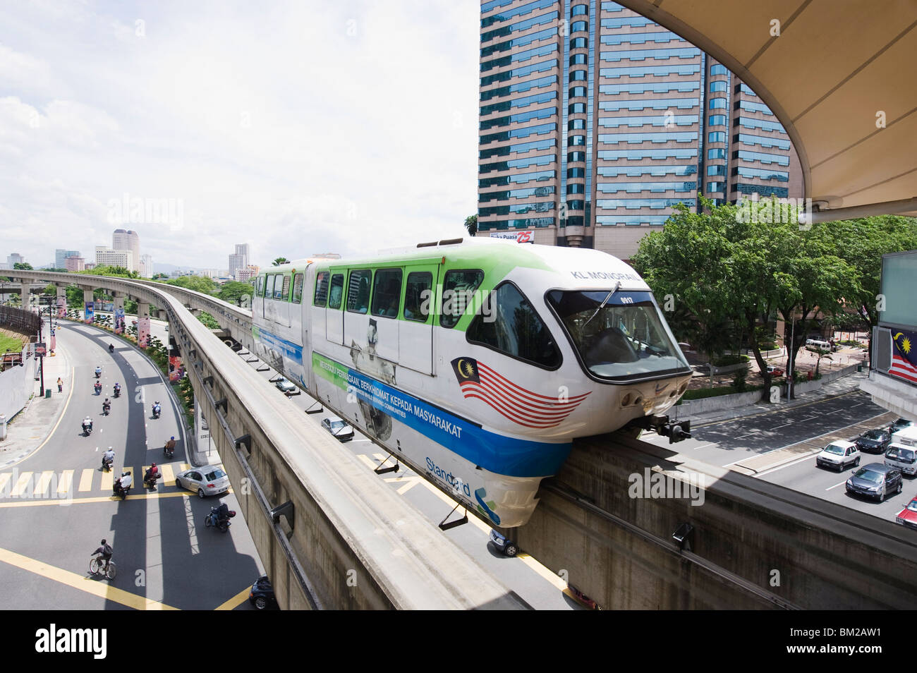 Monorail, Kuala Lumpur, Malaysia, Southeast Asia Stock Photo - Alamy