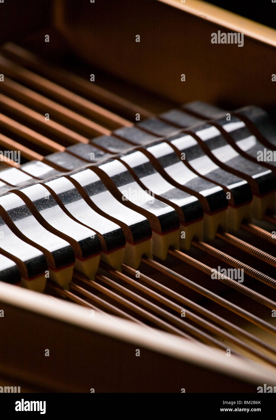 various details inside of grand piano Stock Photo - Alamy